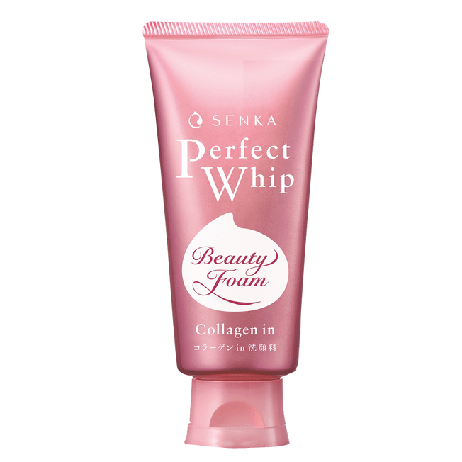 Shiseido Senka Perfect Whip Face Cleansing Foam Collagen 120g Kiyoko