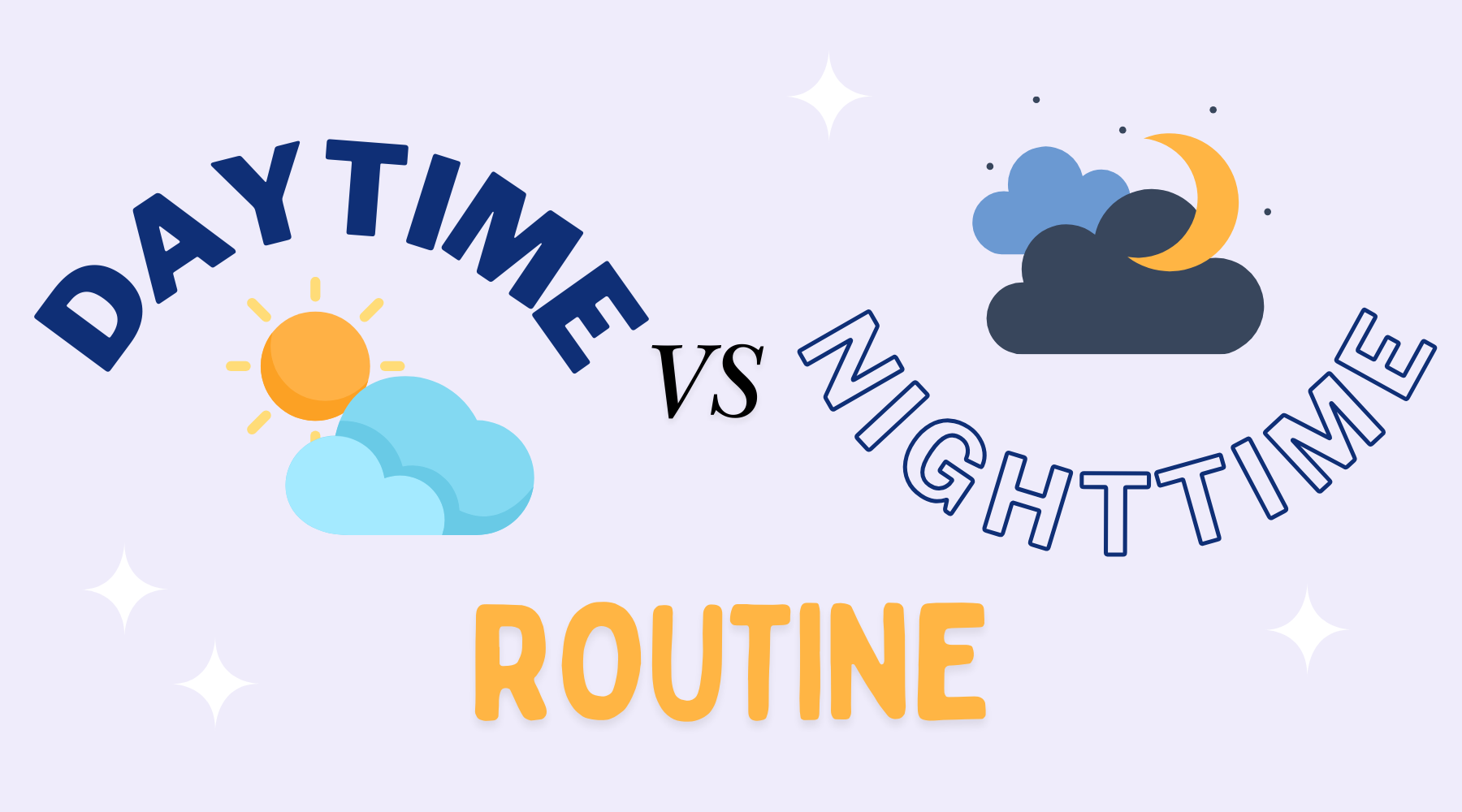 Daytime vs Nighttime Routine | Kiyoko